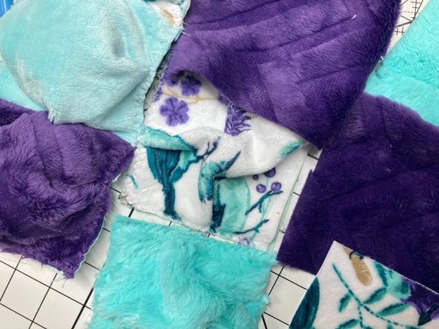 Cuddle Baby Self-Binding Receiving Blanket