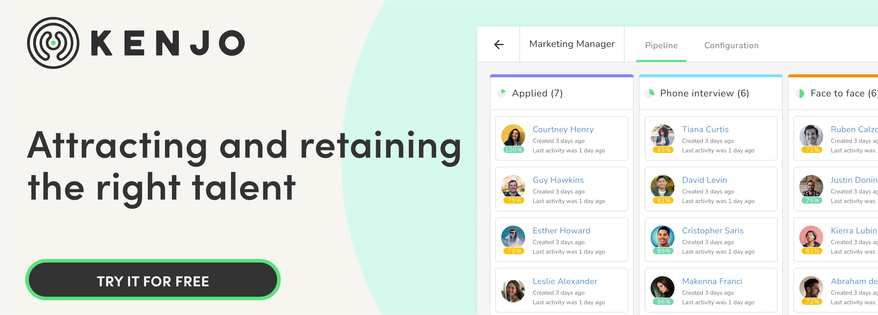 Recruitment Software Presentation | Kenjo