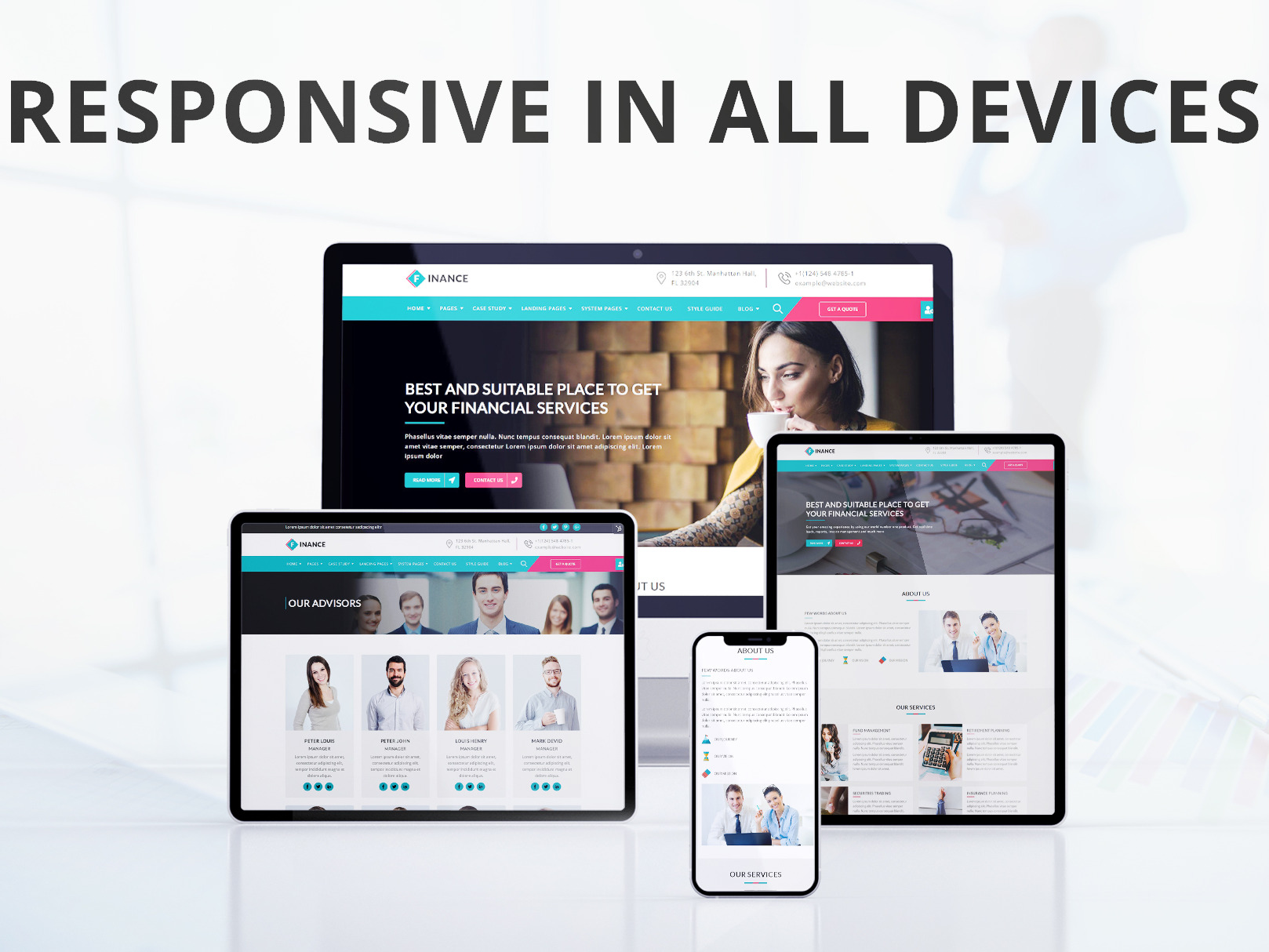 Finance Theme by Pennyblack Templates