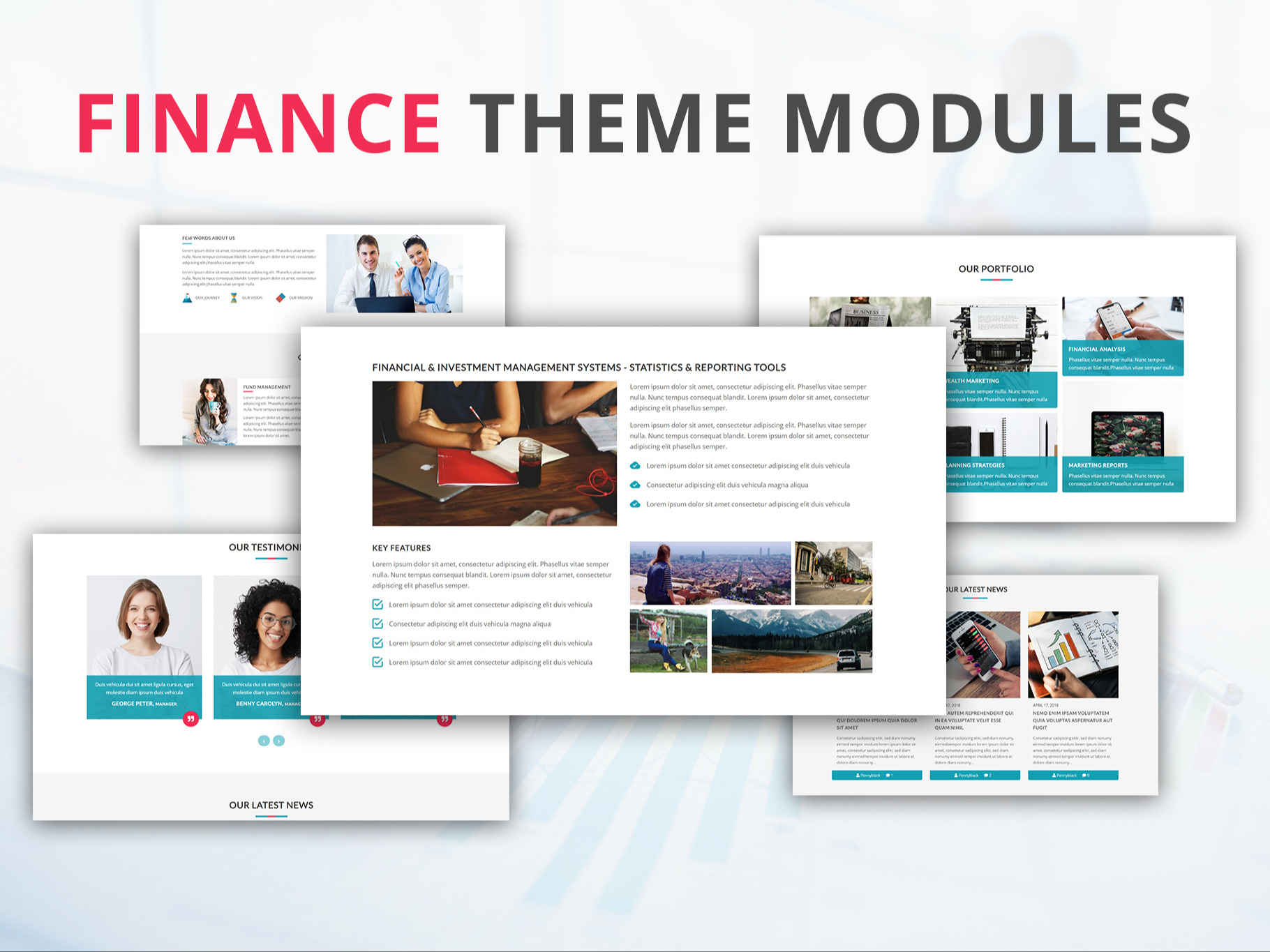 Finance Theme by Pennyblack Templates