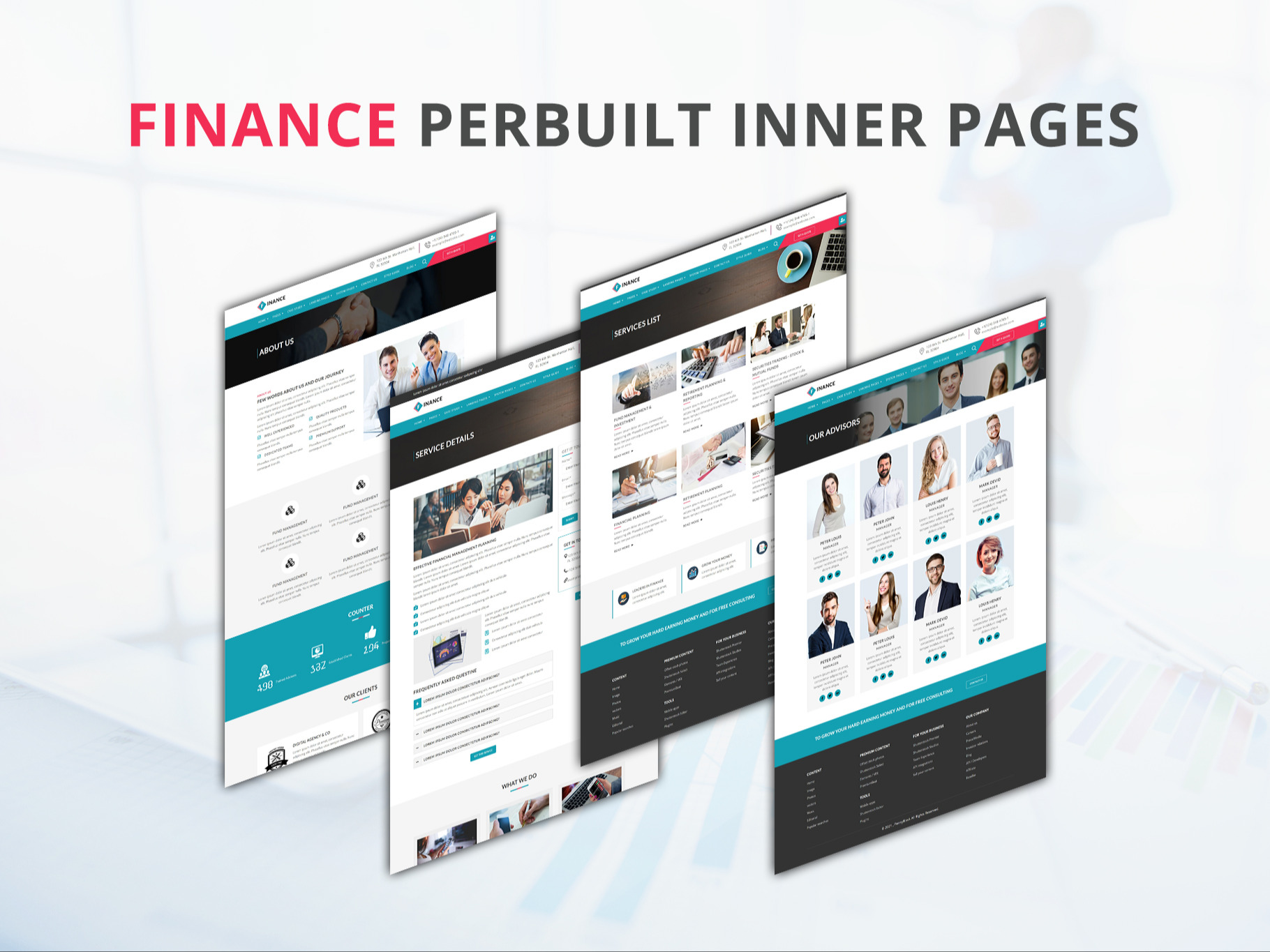 Finance Theme by Pennyblack Templates
