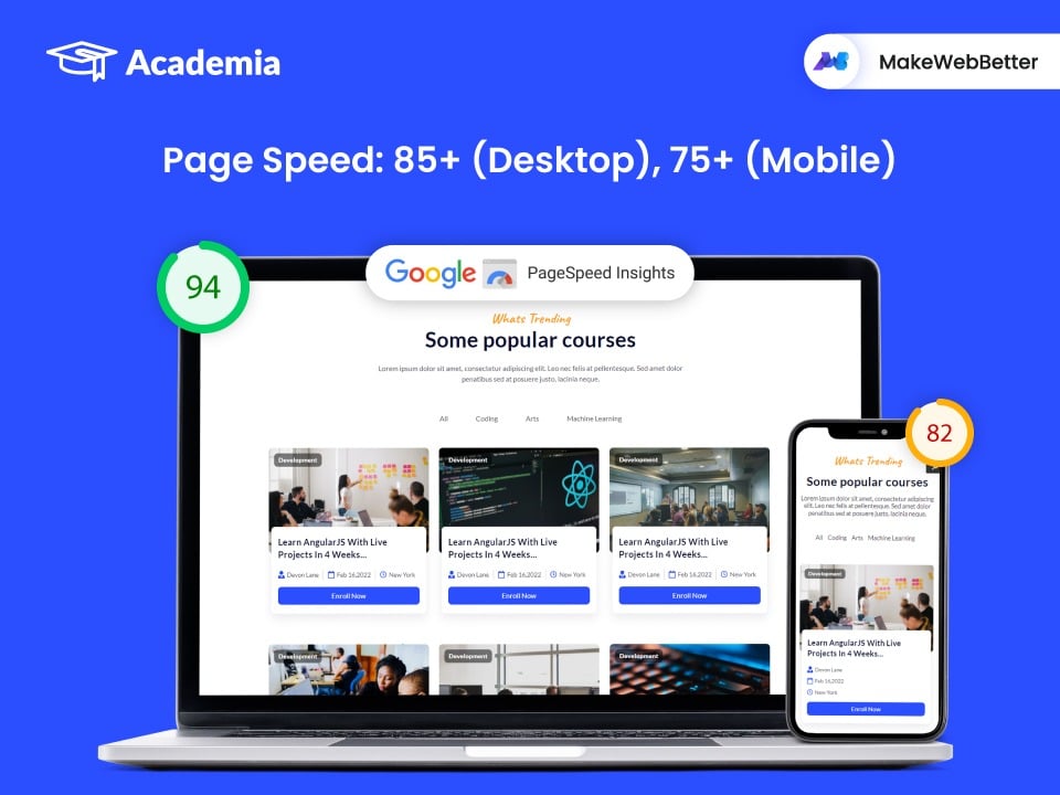 Academia Theme by MakeWebBetter