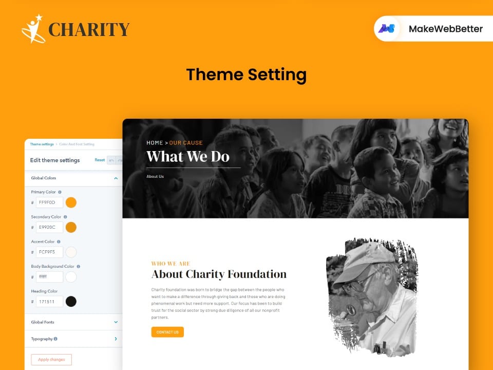 Charity Theme by MakeWebBetter