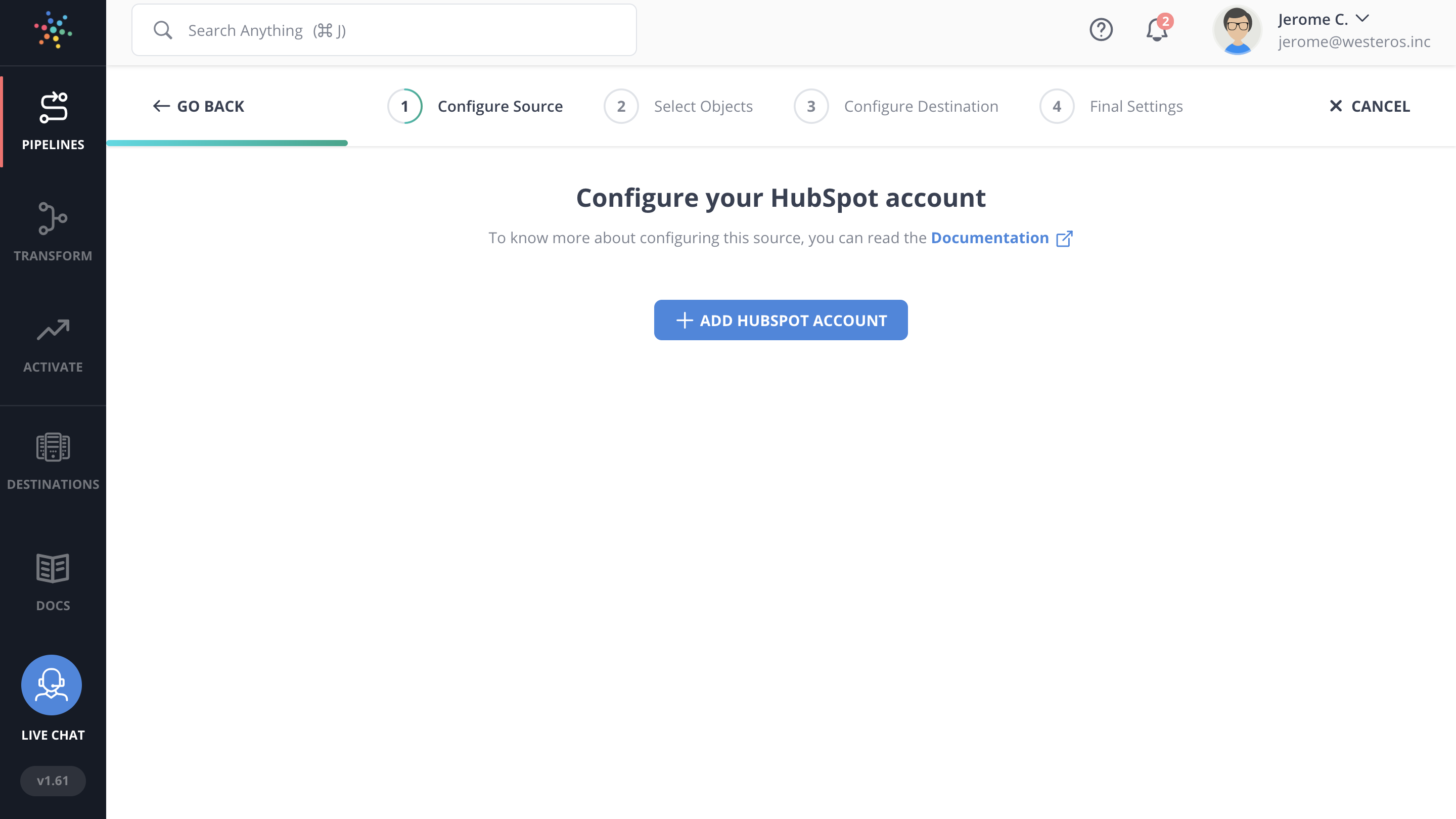 Hevo HubSpot Integration | Connect Them Today