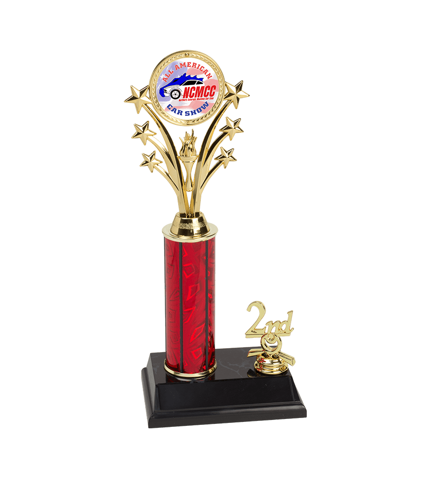 Column Trophy w/ Insert & Trim Figure | Maxwell Medals & Awards
