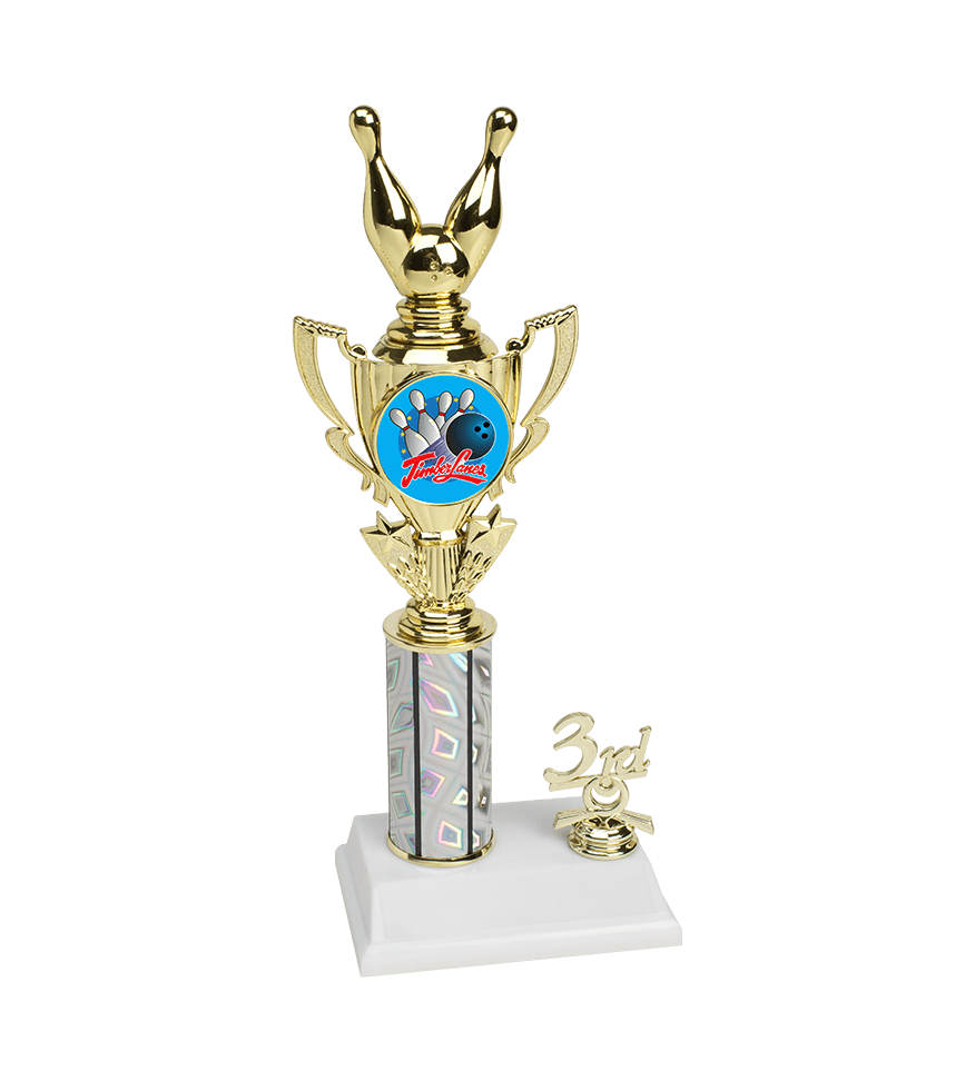 Column Trophy w/ Insert & Trim Figure | Maxwell Medals & Awards