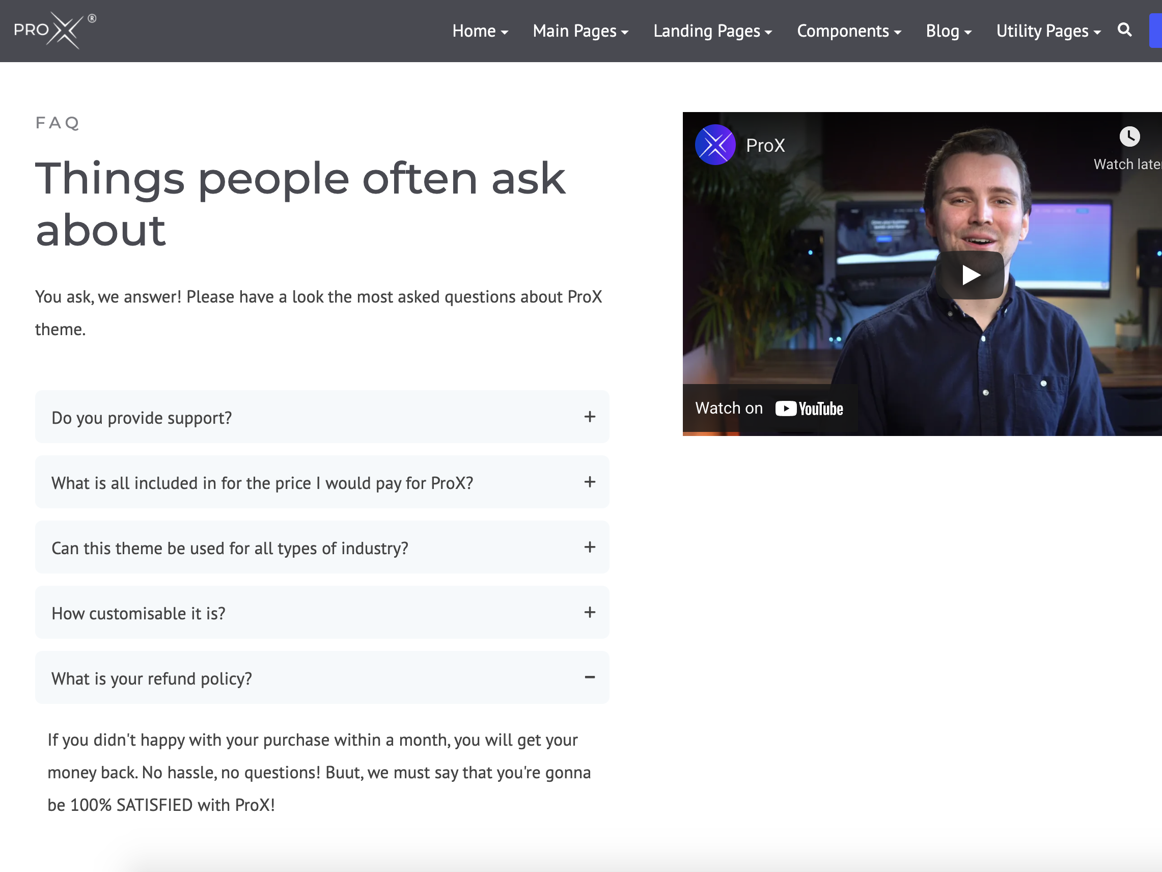 ProX Premium Theme by X Team