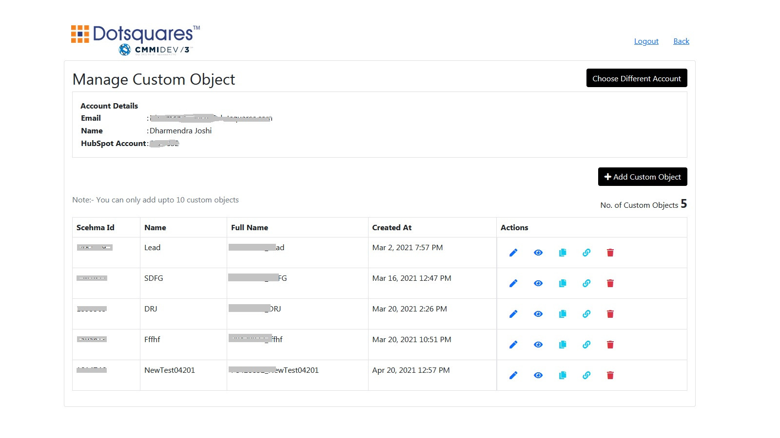 Integración de Easy Custom Objects con HubSpot | Conéctala aquí