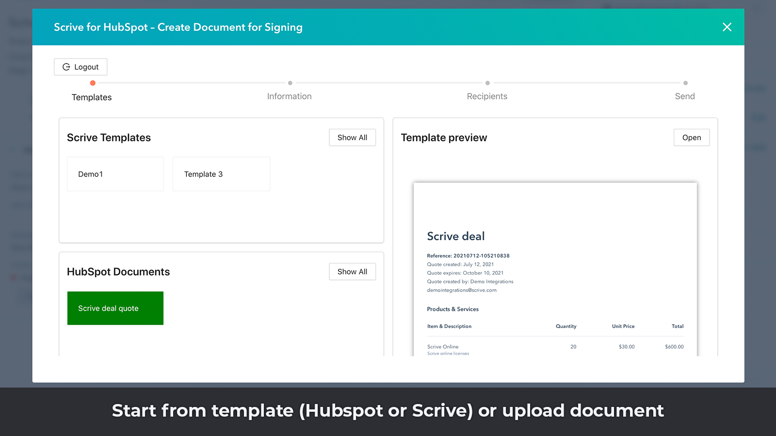 Scrive HubSpot Integration | Connect Them Today